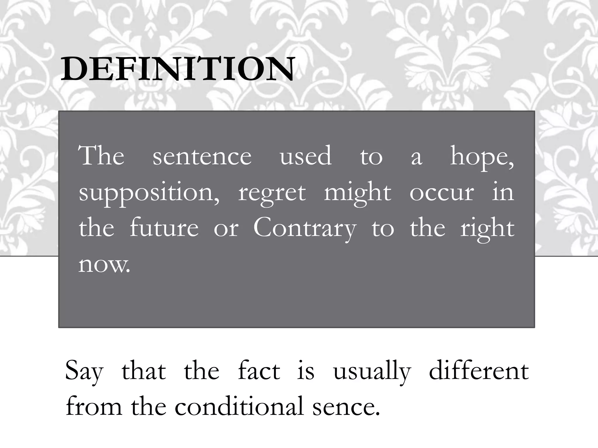 Conditional Sentences & Wishes | PPTX