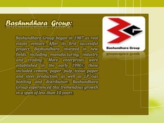 Mis stracture of bashundhara group | PPTX