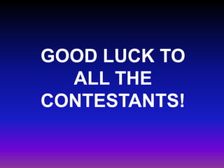 The contestants of the Miss VSU Pageant | PPTX