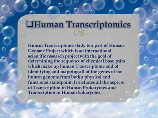 Study of Transcriptome | PPTX