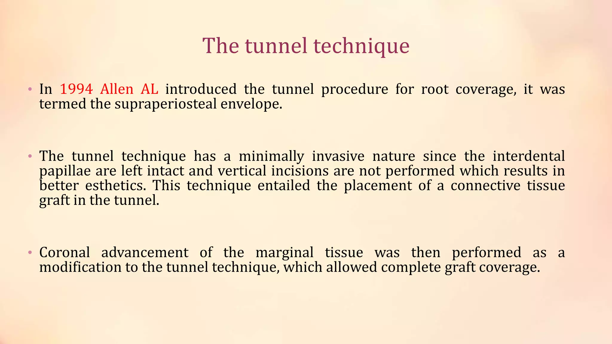 Minimally invasive surgical techniques in periodontics | PPTX