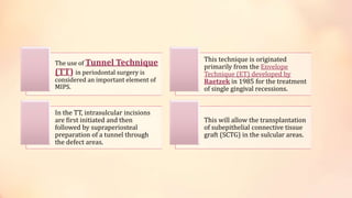Minimally invasive surgical techniques in periodontics | PPTX