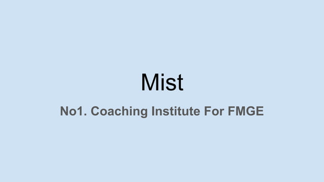Mist | PDF