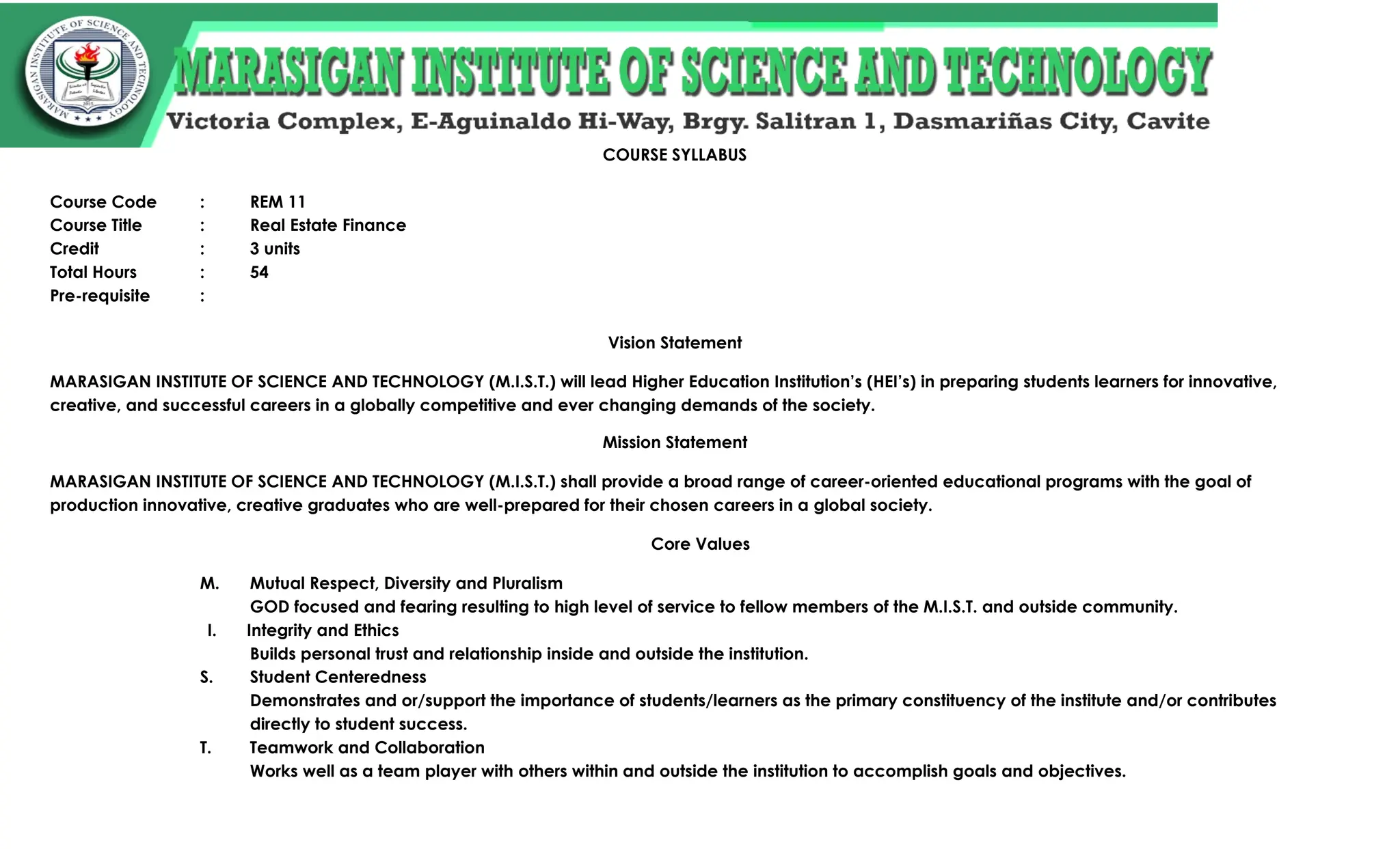 MIST-BSISM OBE Syllabus fundamentals of Investigation and Intelligence.pdf
