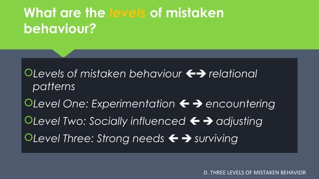 Mistaken behavior challenging behavior | PPT