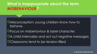 Mistaken behavior challenging behavior | PPT
