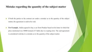 Mistake of Fact and Mistake of Law under Indian Contract Act.pptx