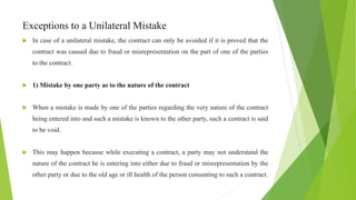 Mistake of Fact and Mistake of Law under Indian Contract Act.pptx