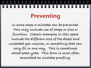 Mistake Proofing | PDF