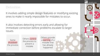 Mistake-Proofing: A Lean Approach to Error Prevention | PDF