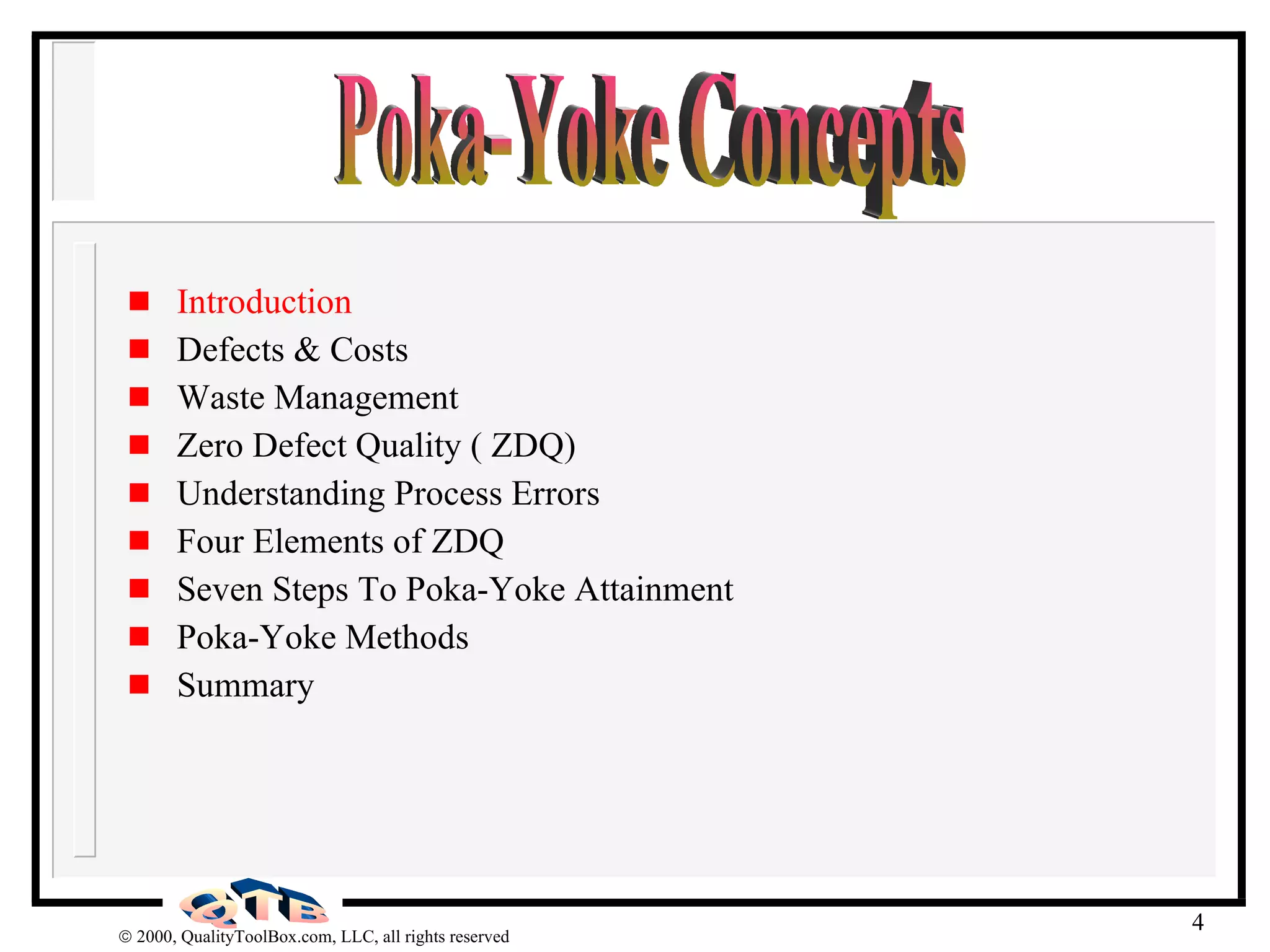 Mistake proofing smpl_1 | PPT