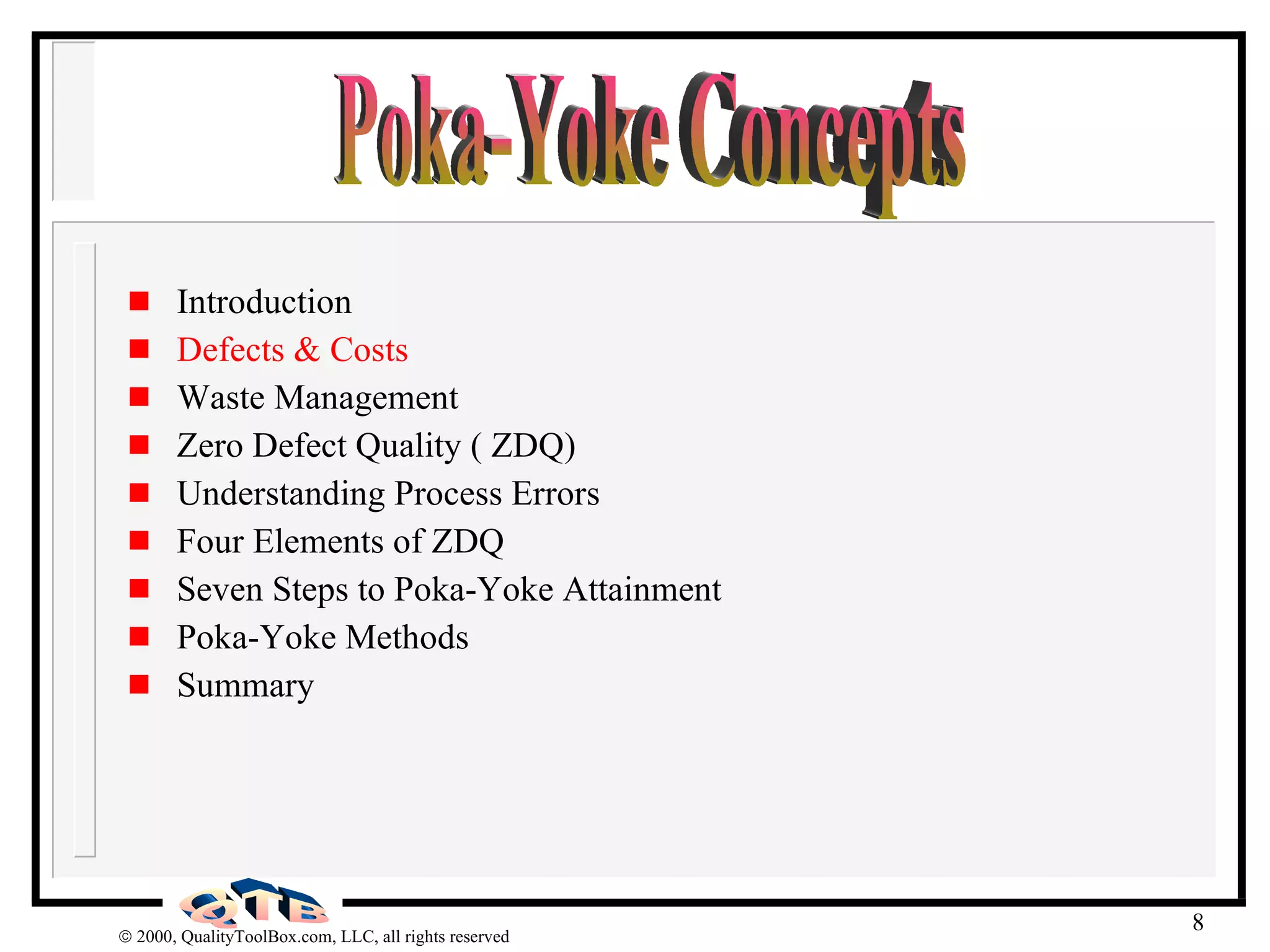 Mistake proofing smpl_1 | PPT