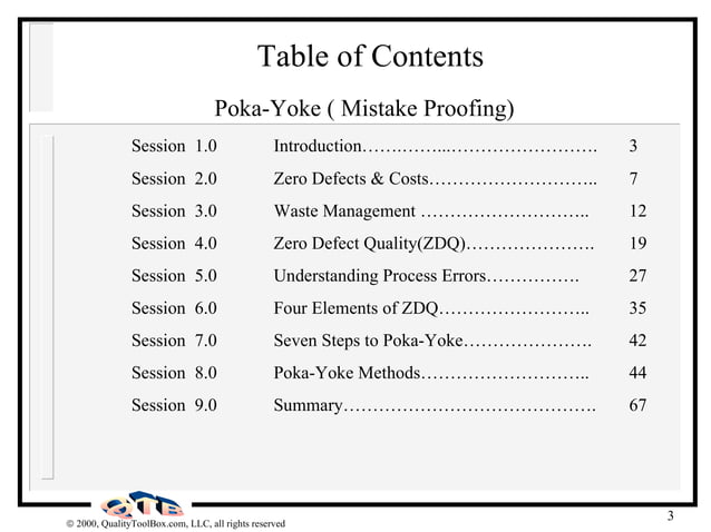 Mistake proofing smpl_1 | PPT