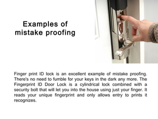 Mistake proofing technique | PPT