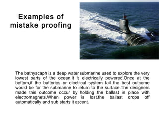 Mistake proofing technique | PPT