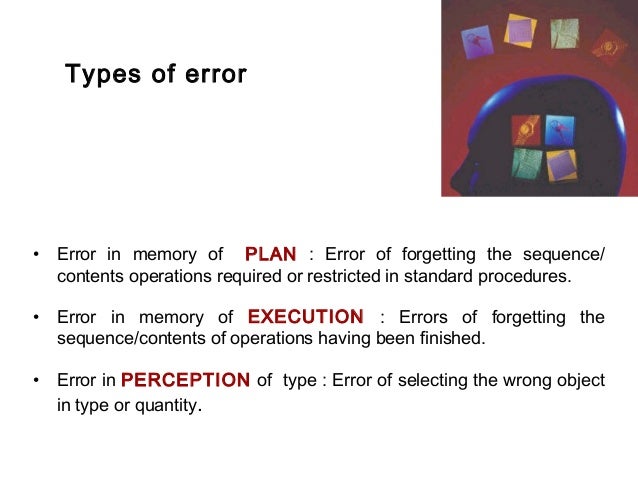 Mistake proofing technique
