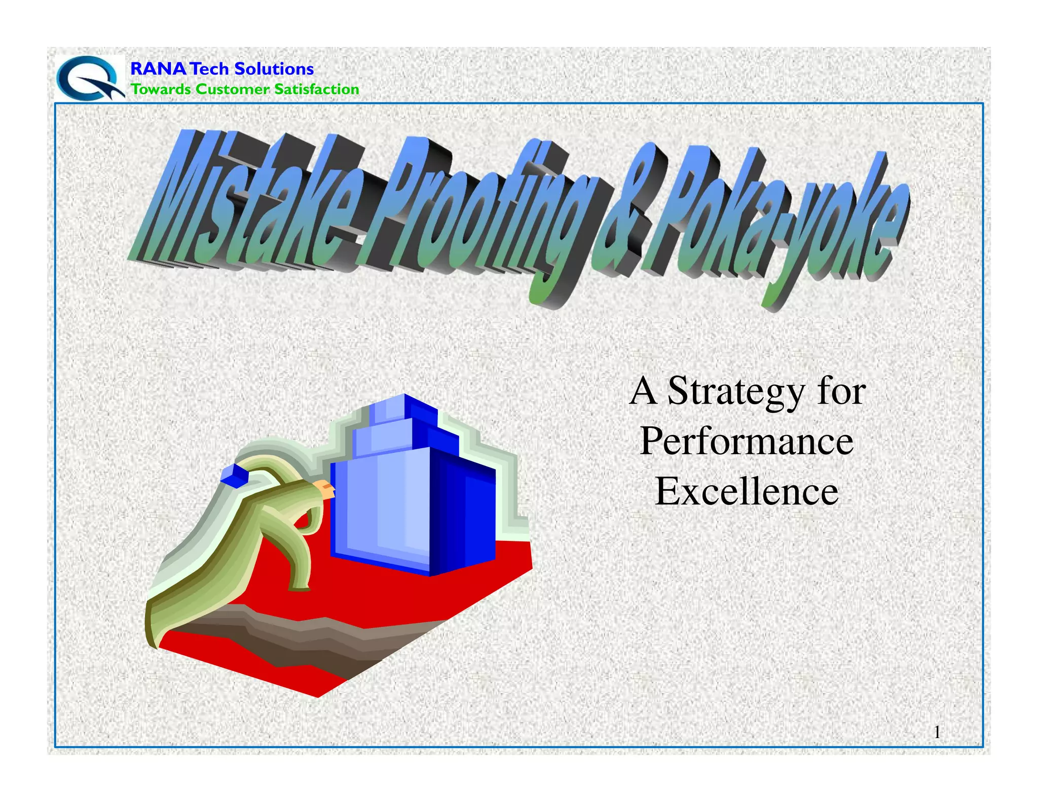 Mistake proofing & poka yoke | PDF