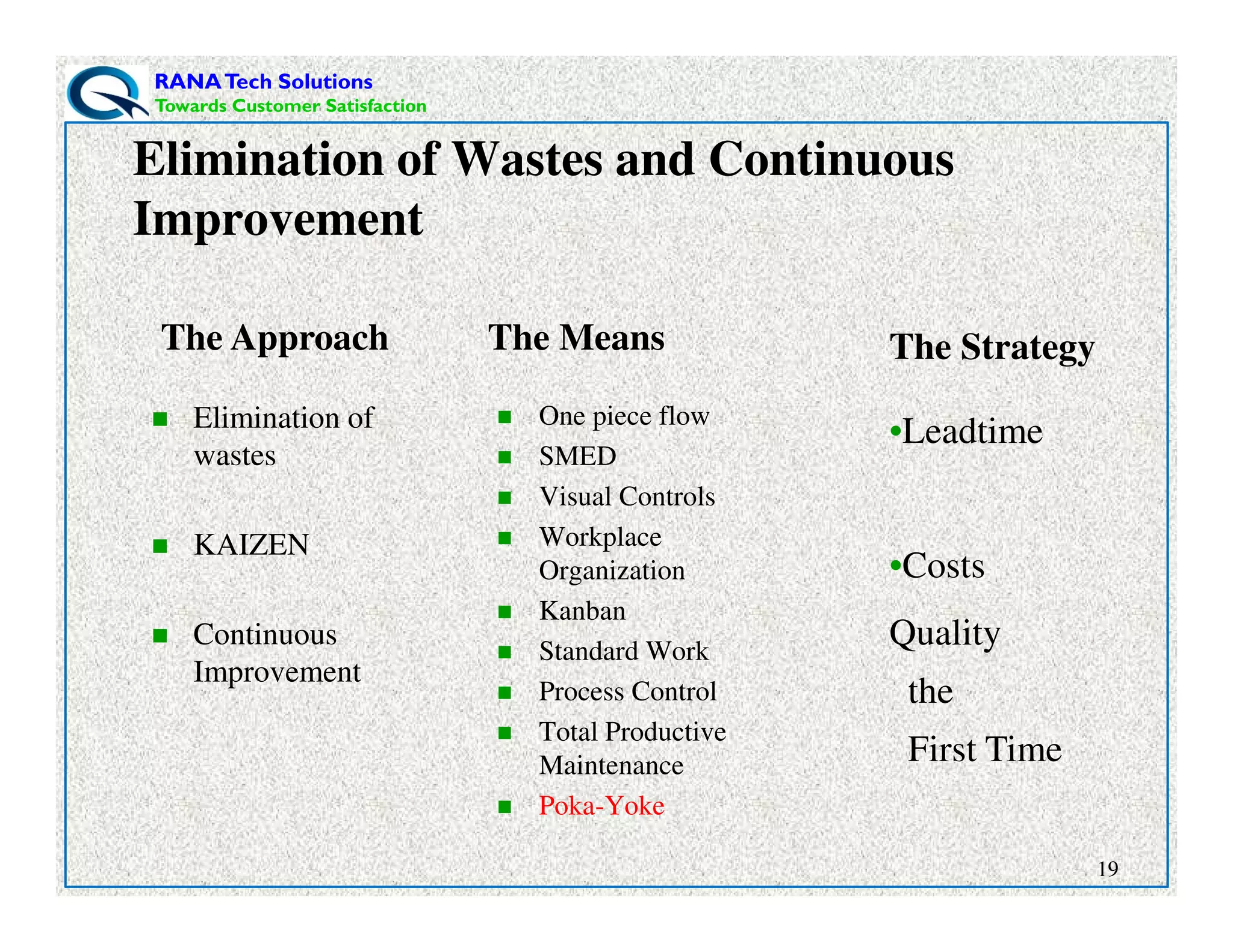 Mistake proofing & poka yoke | PDF