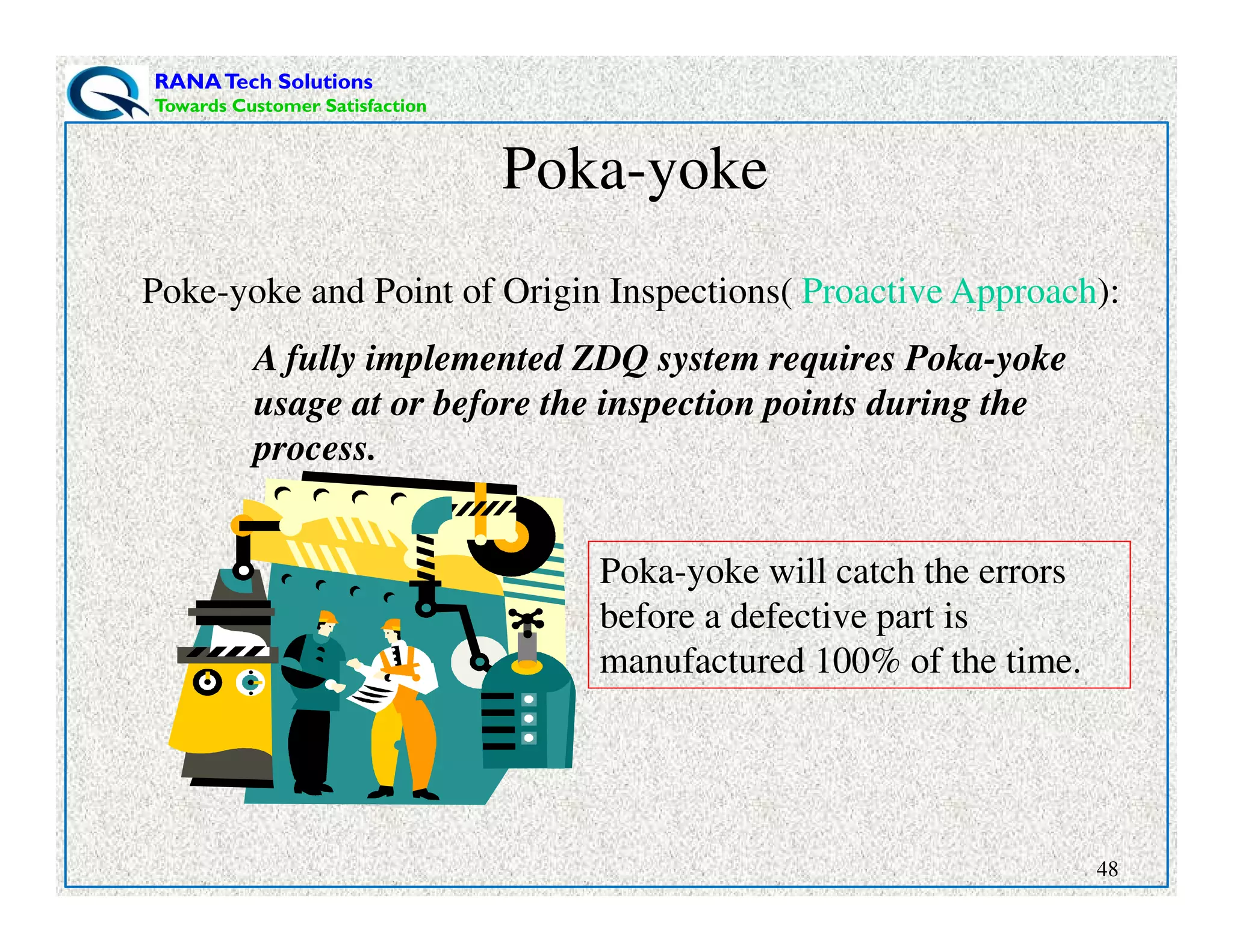 Mistake proofing & poka yoke | PPT