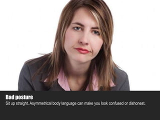 Body Language Mistakes | PPTX