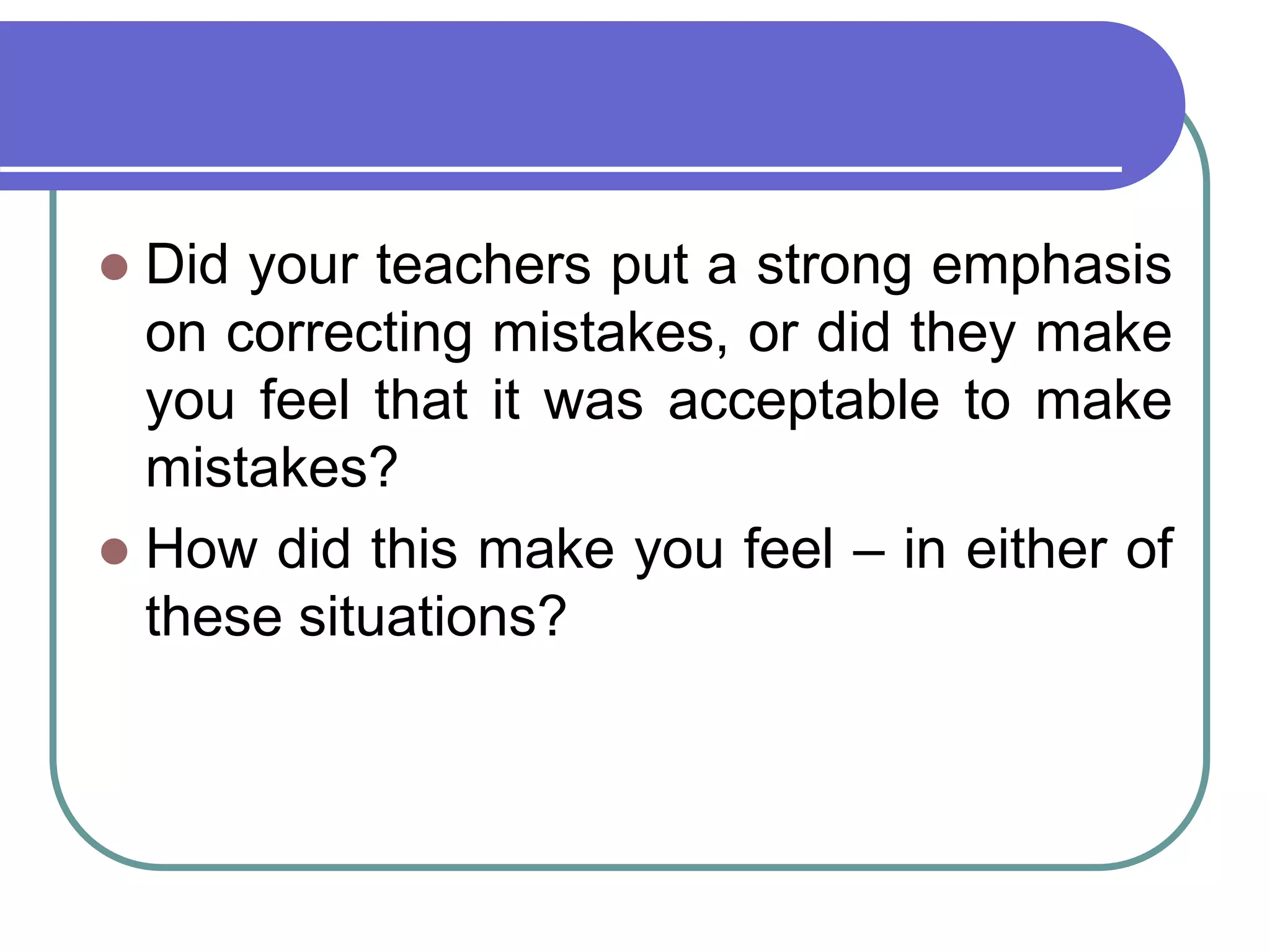 mistakes.ppt | Education