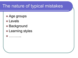 mistakes.ppt
