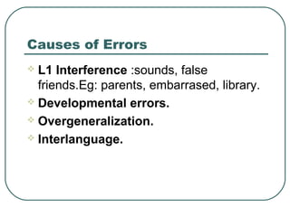 Mistakes and Feedback | PPT