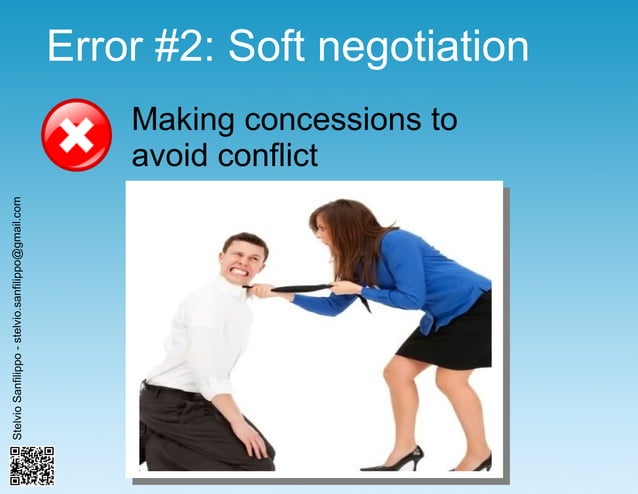 Six common negotiation errors | ODP