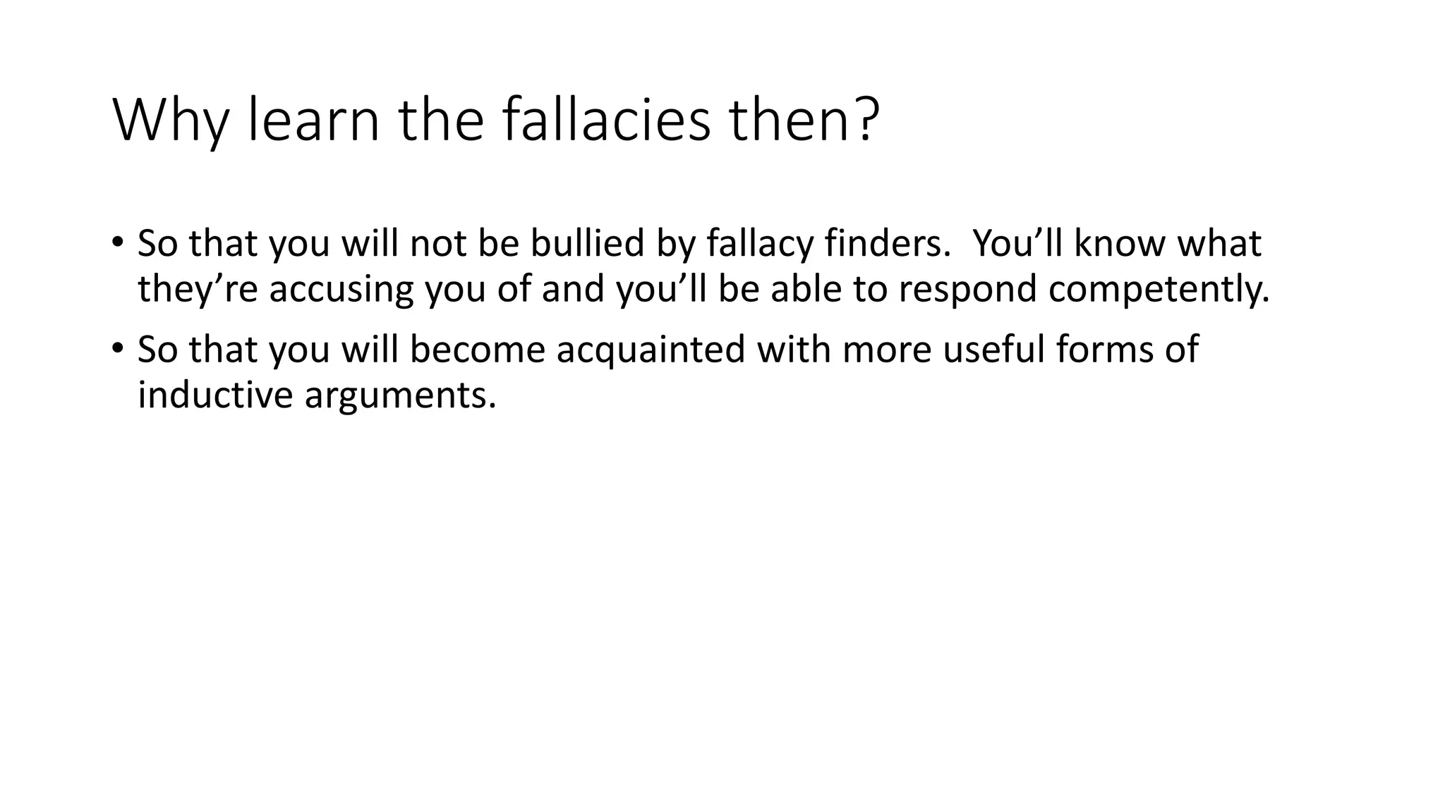 Mistakes in Reasoning | PPTX