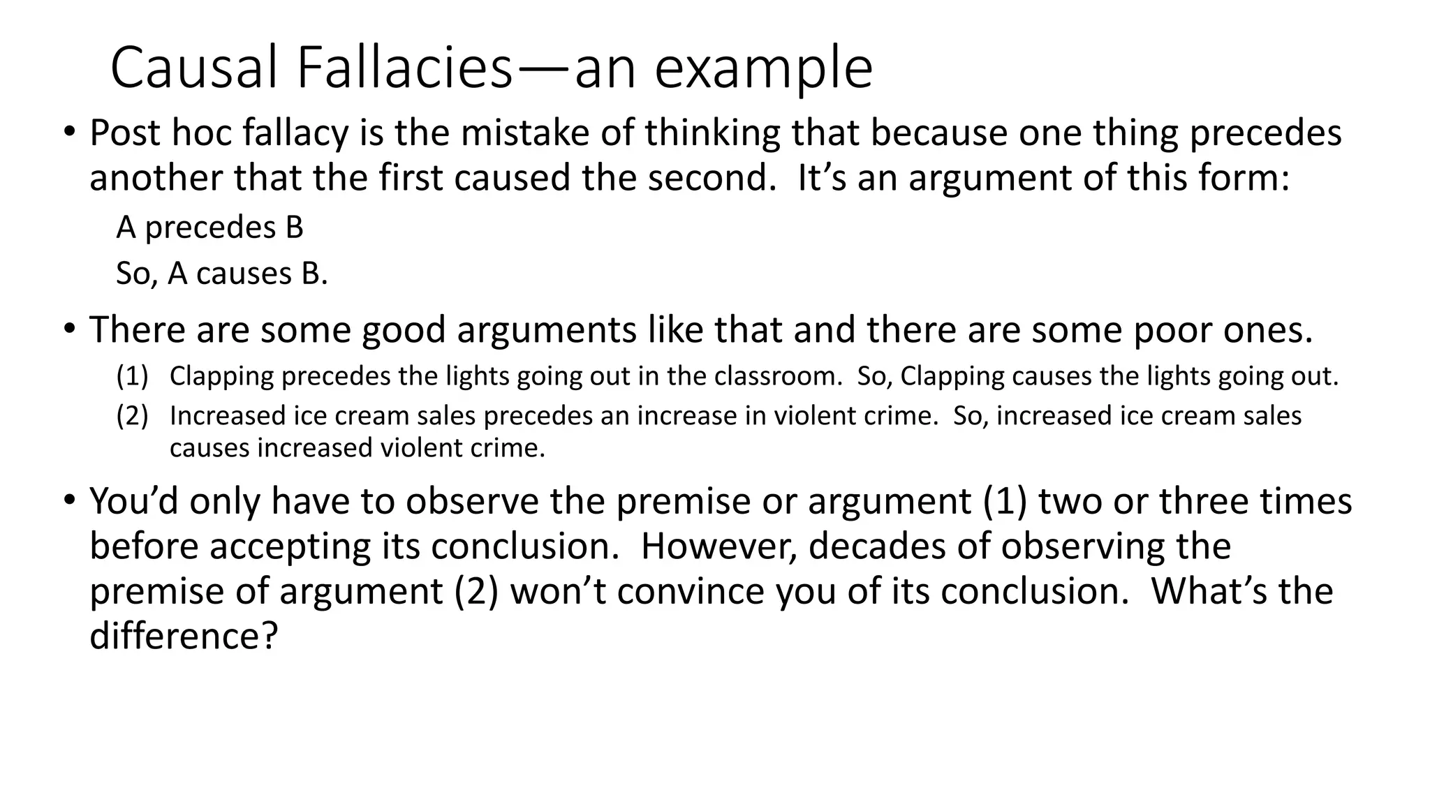 Mistakes in Reasoning | PPTX