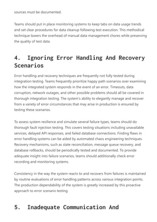 Mistakes to Avoid While Doing System Integration Testing A ...