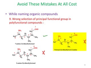 Mistakes to be Avoided in Pharmaceutical Organic Chemistry(1).ppt