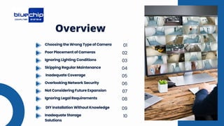 Mistakes to Sidestep When Setting Up CCTV Cameras.pptx | Cameras and ...