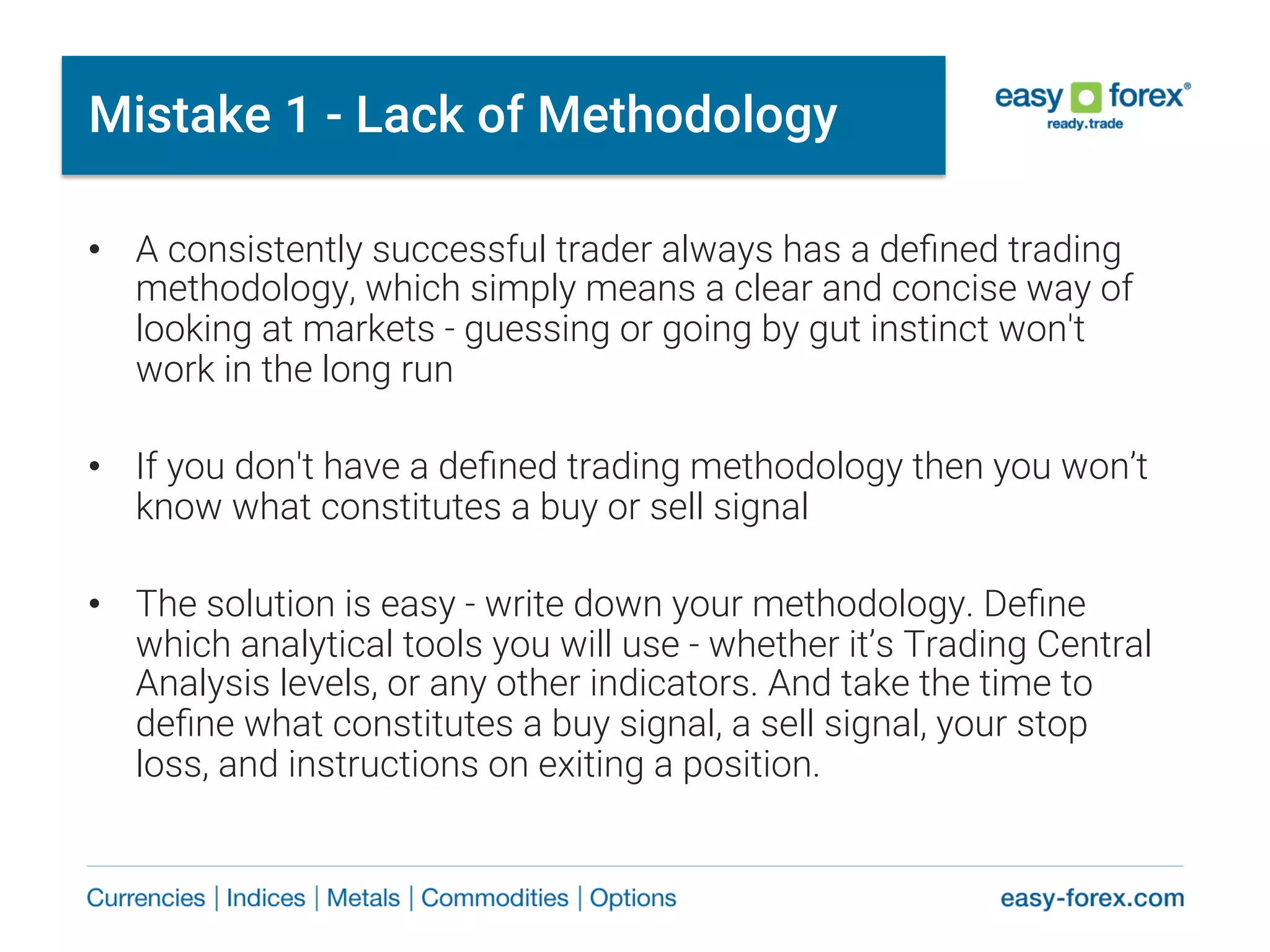 Mistakes Traders Make 2015 Ppt