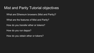 Mist and parity | PPTX