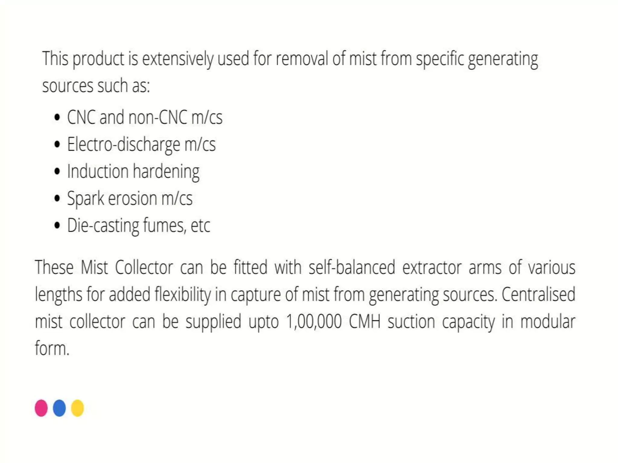 Mist collector | PPTX