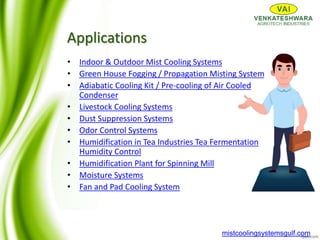 Leading Misting and Mist Cooling System in Gulf -Manufacturers ...