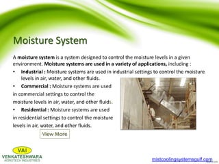 Indoor & Outdoor Mist Cooling System in Gulf | PPTX