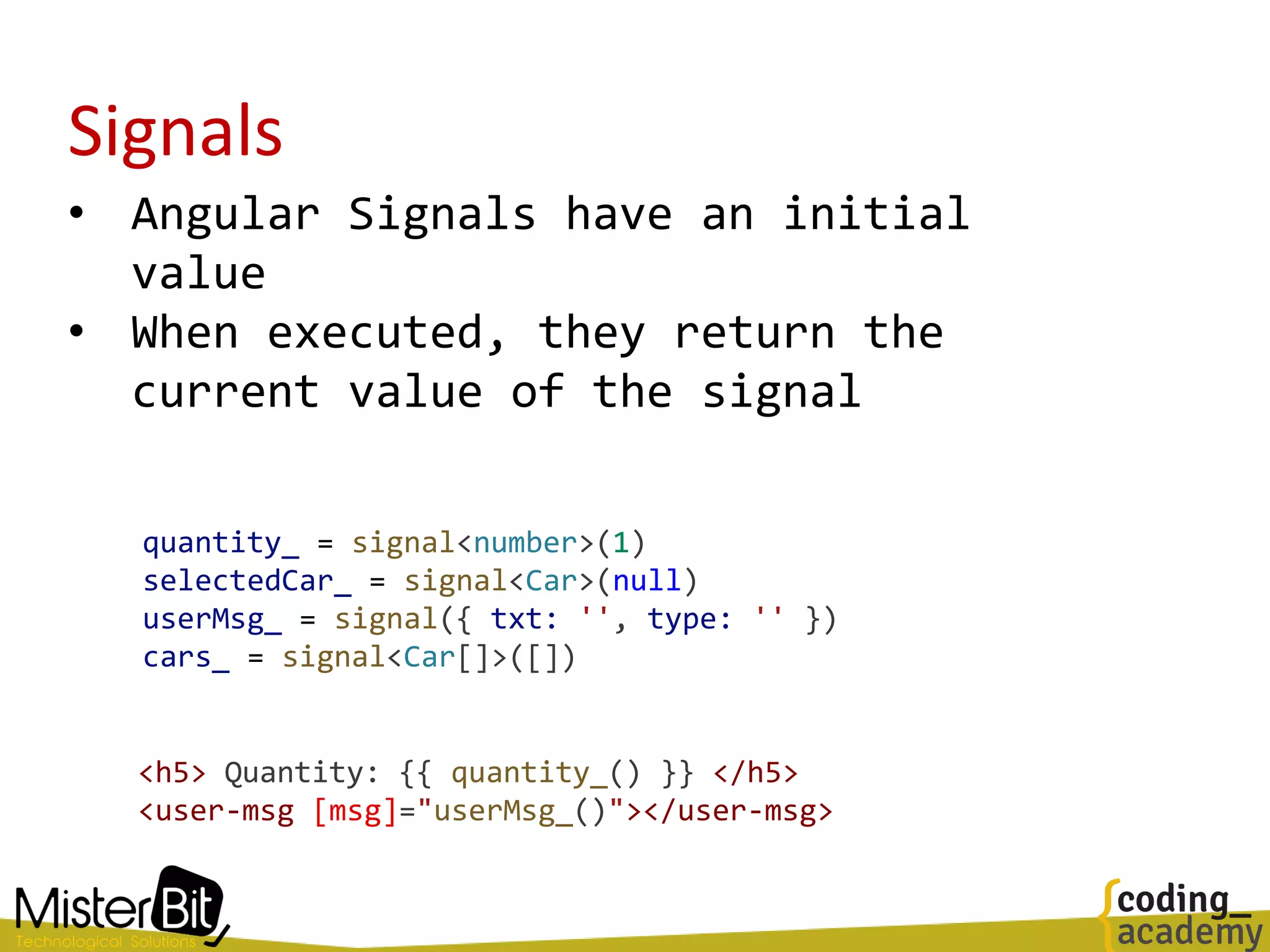 Angular 16 – the rise of Signals | PDF