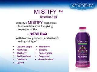 Mistify from Synergy Worldwide | PPT