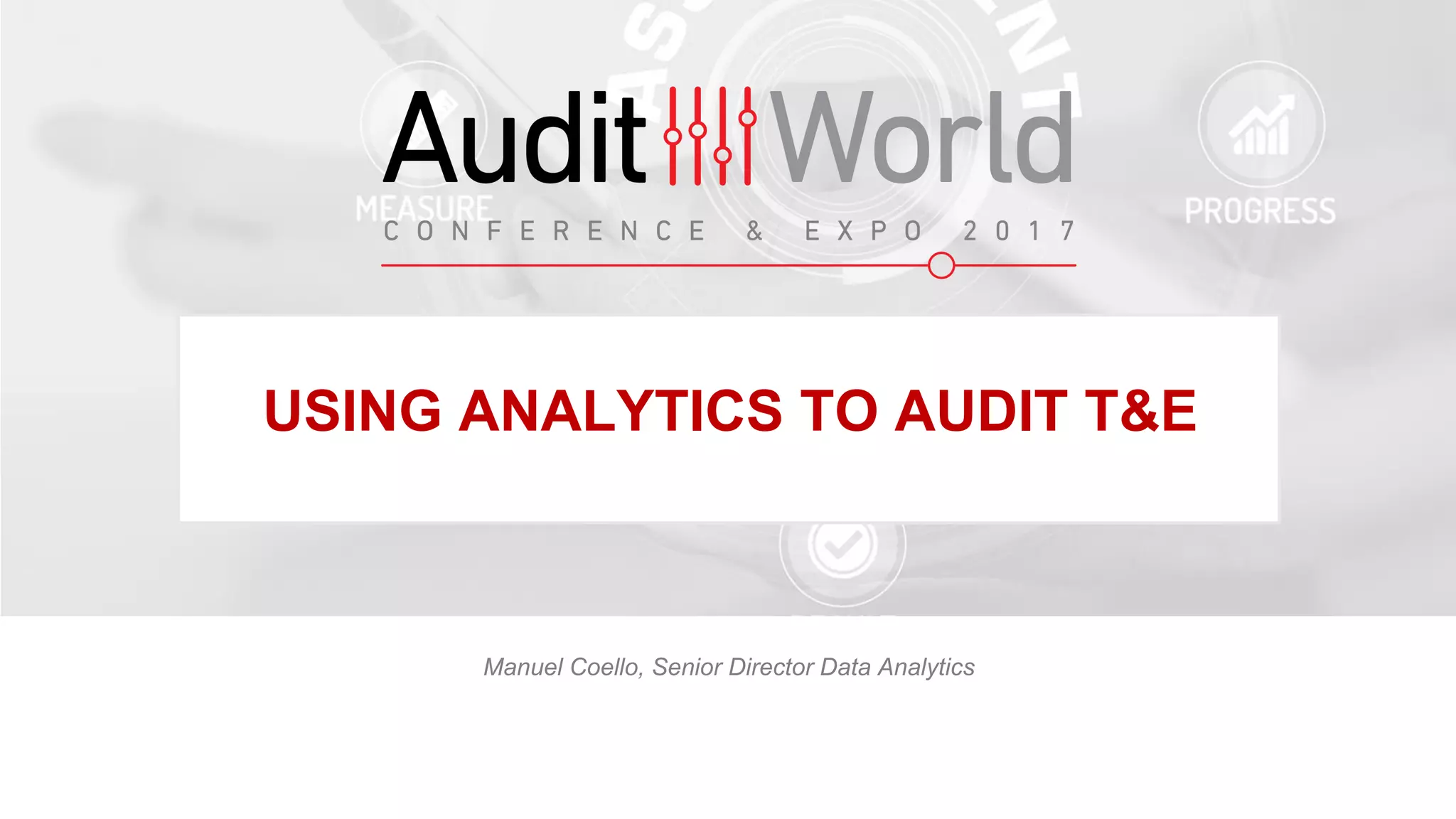 Using Analytics to Audit T&E | PDF