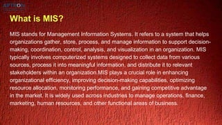 MIS Training Institute in Noida. pptx | PPTX