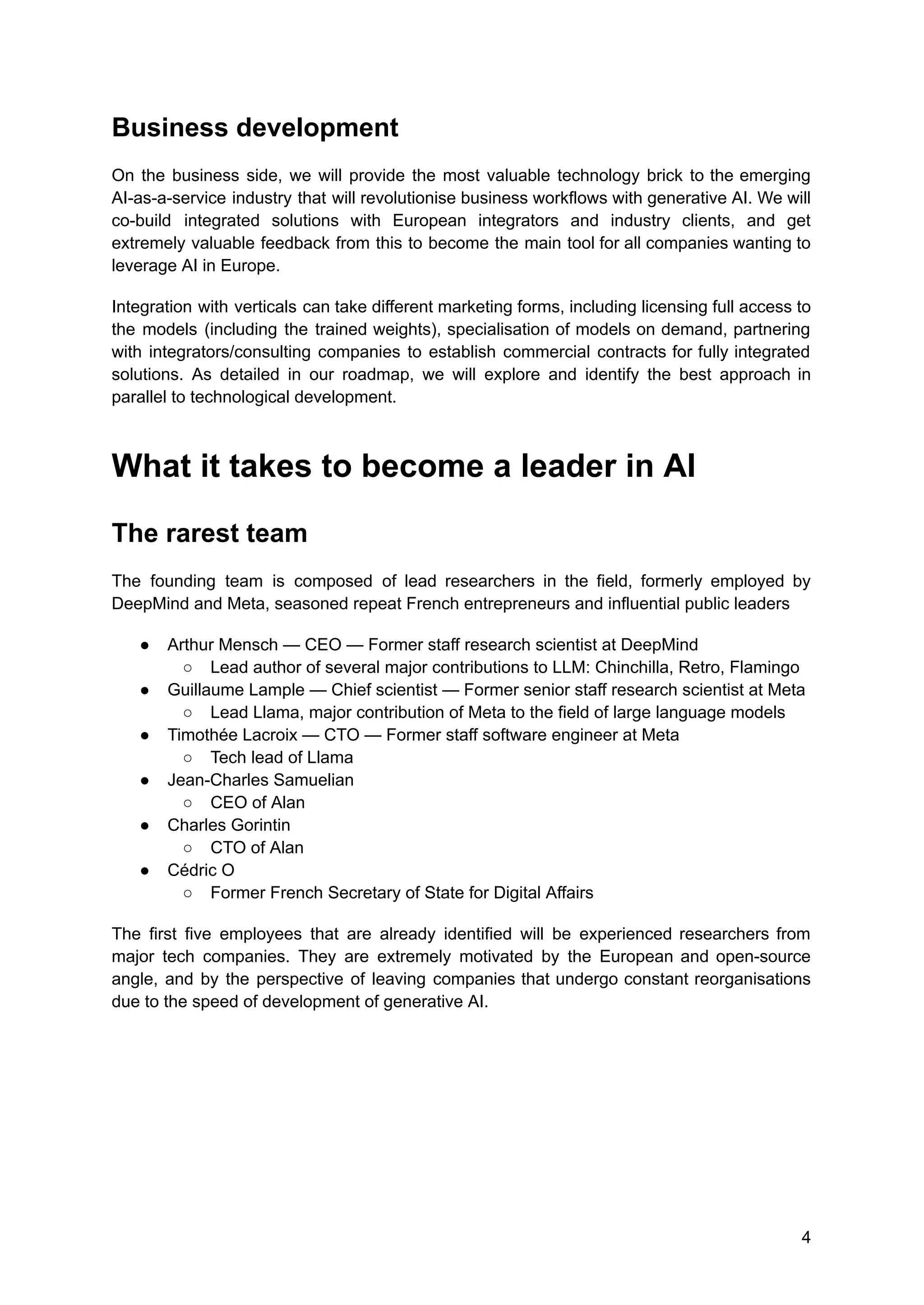 How Mistral AI raised €105m with no pitch deck or product | PDF