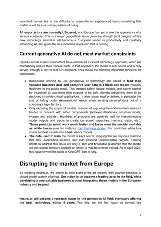 How Mistral AI raised €105m with no pitch deck or product | PDF