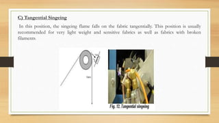 Discussion on gas singeing machine in textile industries | PPT