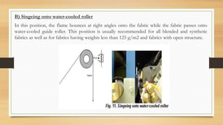 Discussion on gas singeing machine in textile industries | PPT