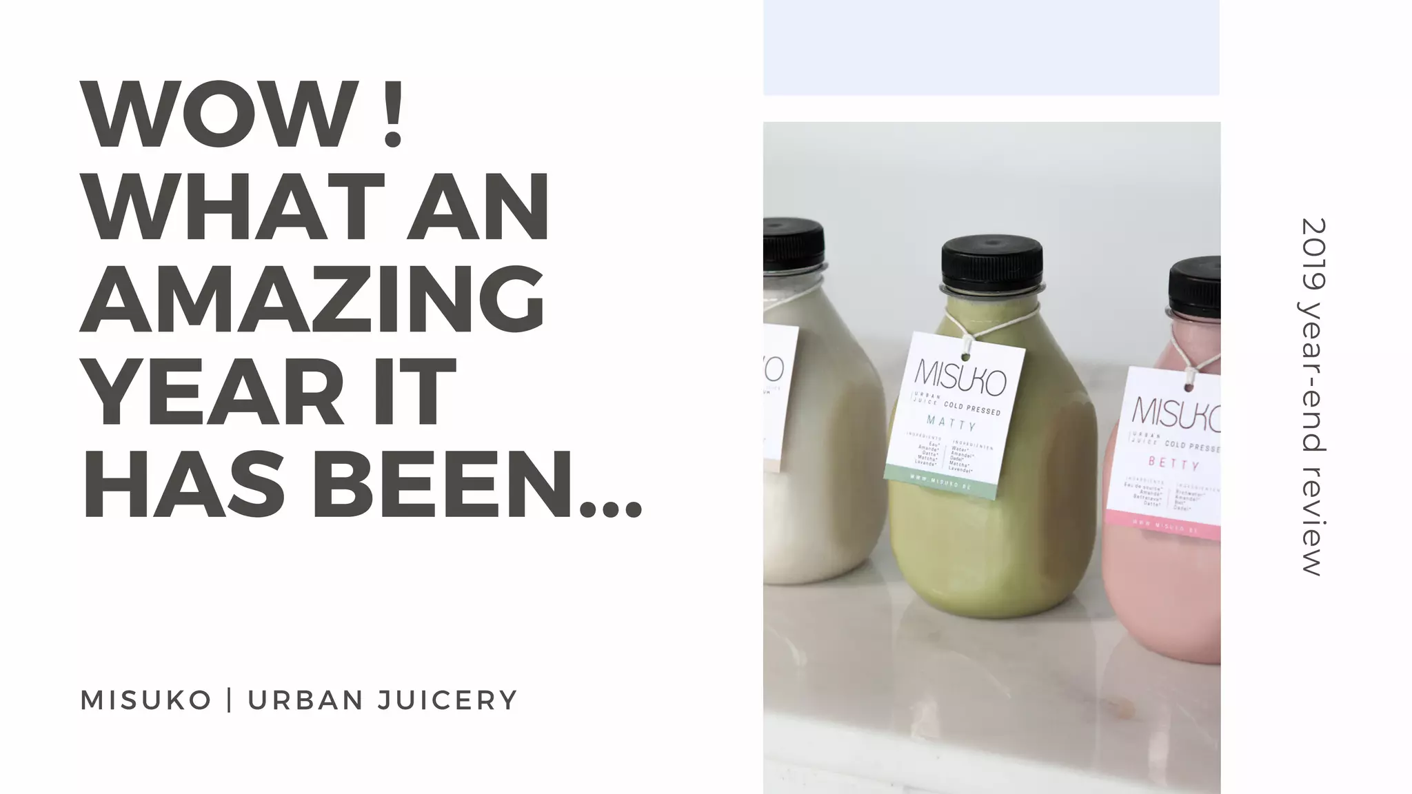 MISUKO | Year-end review 2019 | PPT