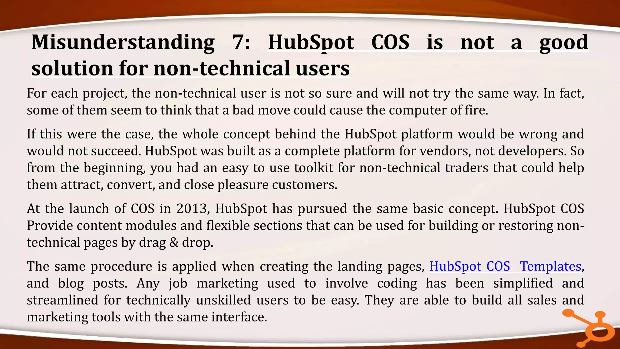 13 Misunderstanding about HubSpot COS Development Platform & HubSpot ...