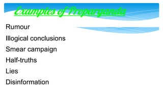 Misunderstood - Propaganda | PPT