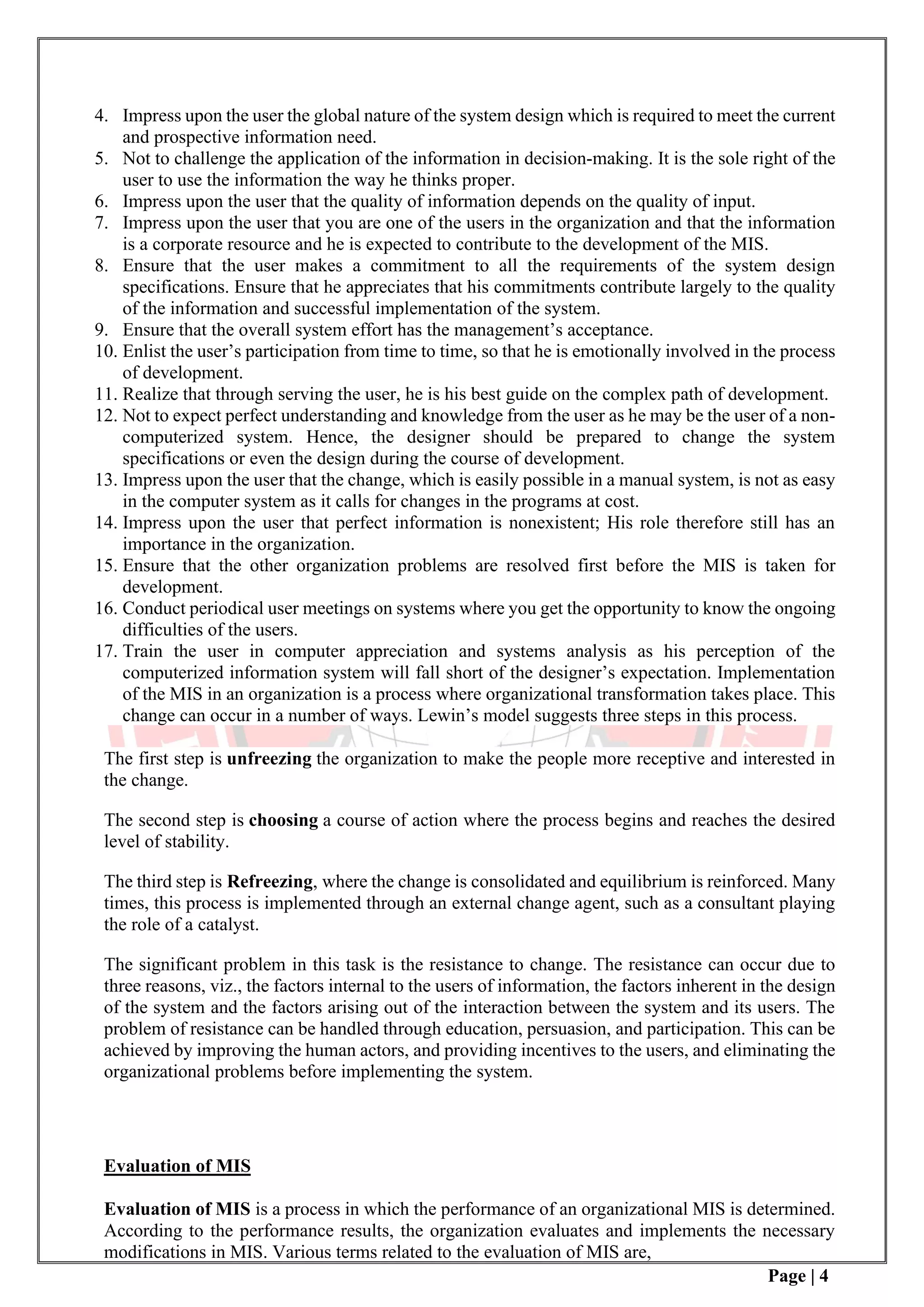 Mis unit iv-converted | PDF